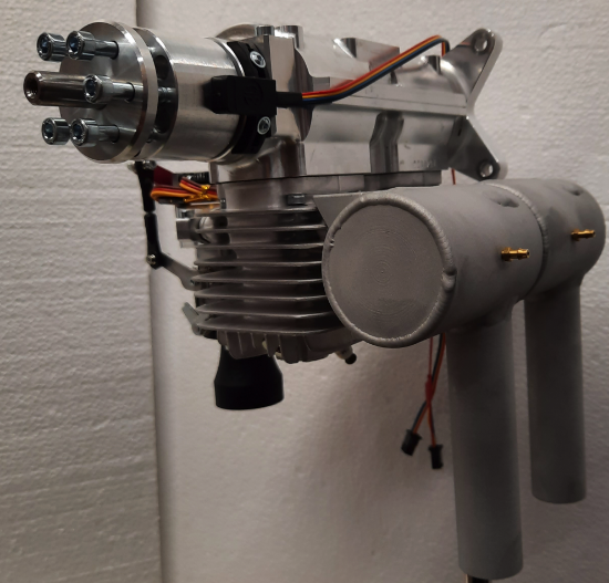 Aircraft International. JA-70-INL - Pair Muffler for 3W-70i R2 Inline Twin